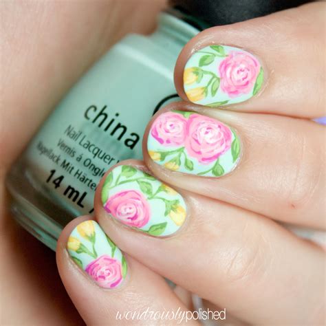Wondrously Polished Nail Art The Planner Society Washi Series May 2016