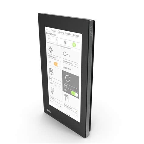 knx room control unit black 3d object 2298920233 shutterstock