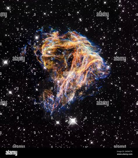 Supernova Remnant Lmc N 49 Optical Hubble Space Telescope Hst Image