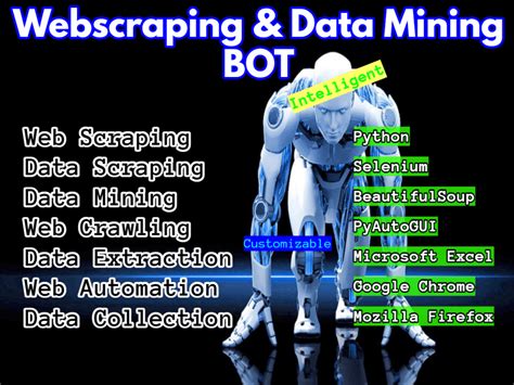 Intelligent And Customizable Web Scraping And Automation Data Mining