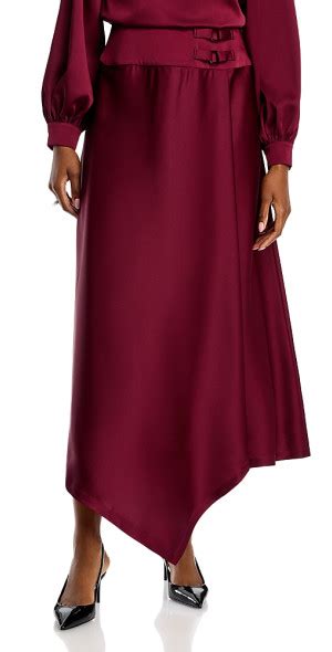 Misook Asymmetric Maxi Skirt