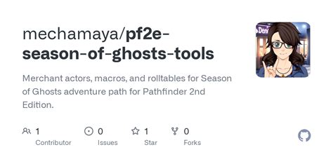 Github Mechamaya Pf E Season Of Ghosts Tools Merchant Actors Macros