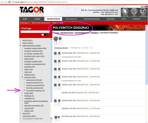 Es Ptc Polyswitch Ressetable Fuse