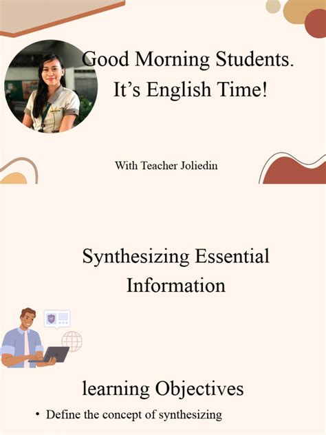 synthesizing information pdf thought cognition