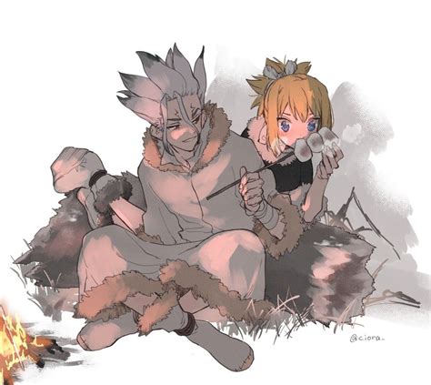 Pin By Yan On 新石紀 Dr Stone Fanart Dr Stone Kohaku