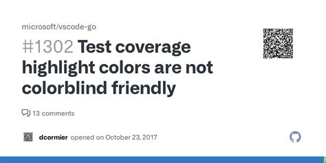 Test Coverage Highlight Colors Are Not Colorblind Friendly Issue Microsoft Vscode Go
