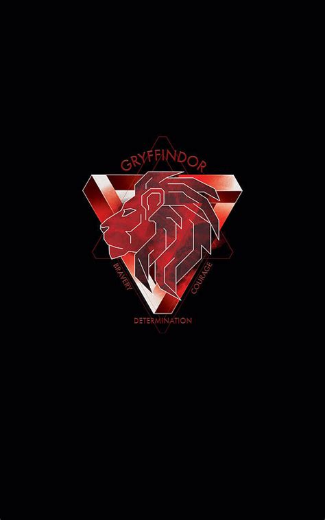 Harry Potter Gryffindor Bravery Courage Determination Digital Art By