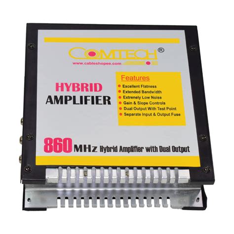 Comtech Mini Ct 1111b Economy Series Hybrid Amplifier Electronic Amplifier Comtech