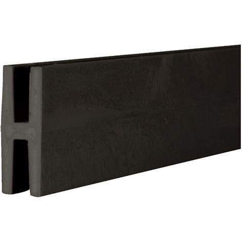Moulure En H De 8 Pi Pour Treillis En Vinyle Noir