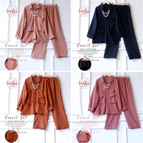 Jual Everil Set By Fasha Shopee Indonesia