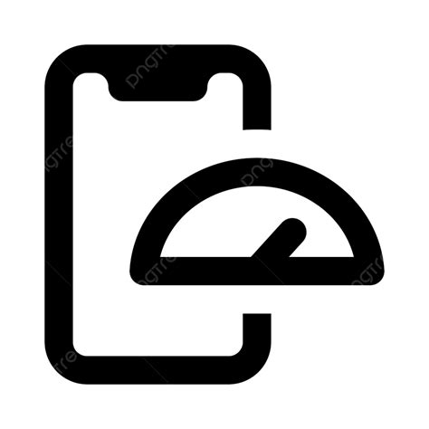 Barometric Pressure Gauge Sensor On A Smartphone Sensor Screen