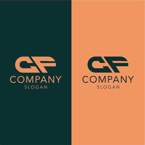 Premium Vector Modern Monogram Initial Letter Cf Logo Design Template