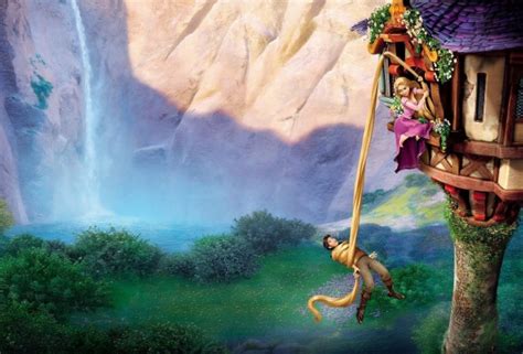 По мультфильму Рапунцель на рабочий стол