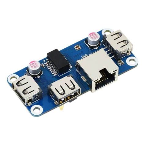 Raspberry Pi Zero Wh 100m Ethernet Powered 3 Way Usb Hub Expansion
