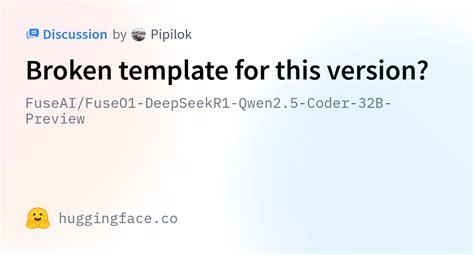 FuseAI FuseO DeepSeekR Qwen Coder B Preview Broken Template For This Version