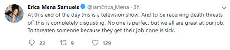 This Is Foul Lhhny Fans Drag Erica Mena For Acting Cold Toward Cyn