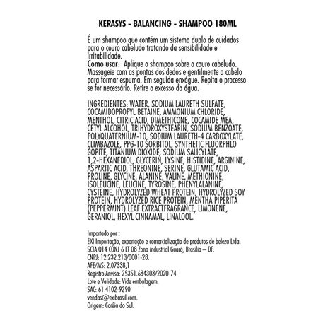 Shampoo Kerasys Scalp Balancing 180ml Drogarias Pacheco