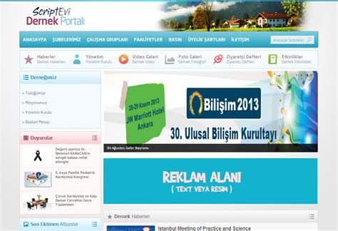 php vakıf dernek scripti
