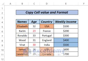Formula To Copy Cell Value And Format In Excel Uses Exceldemy