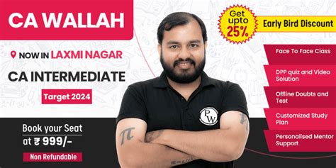 PW CA Intermediate Udesh Regular May 2025 Batches