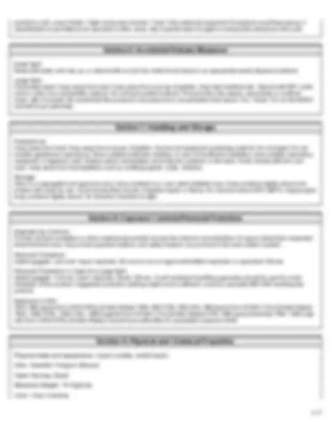 Diethyl Ether Msds Lecture Notes Communication Docsity
