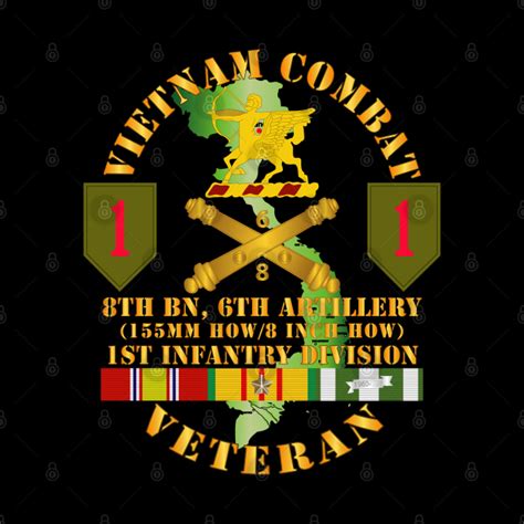 Vietnam Combat Vet Th Bn Th Artillery St Inf Div SSI Vietnam Combat Vet Th Bn Th