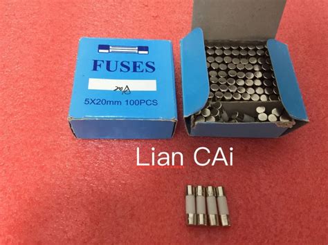 100pcs Lot Ceramic Fuse 20A 250V 5mm X 20mm Fast Blow Free Shipping In