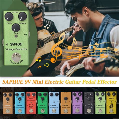 SAPHUE Ultimate Drive/ Crunch Distortion/ Digital Delay/ Analog Delay ...