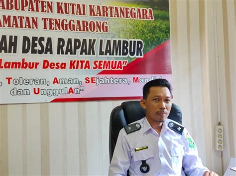 Masyarakat Desa Rapak Lambur Antusias Menyambut Proyek Pembangunan