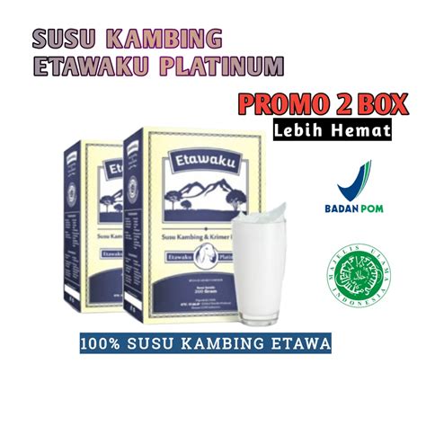 Jual Paket Susu Kambing Etawa Bubuk Etawaku Susu Kambing Murni Paket