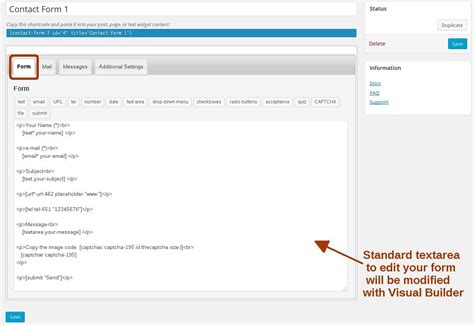 Visual Builder For Contact Form 7 Etruel