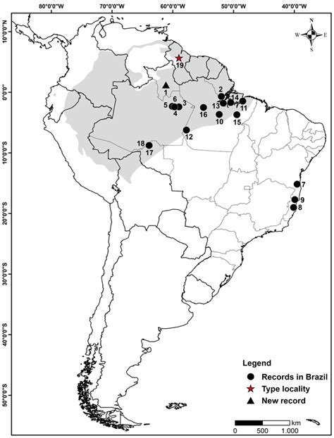 Map With The Iucn Distribution Polygon In Gray With The Potential Area