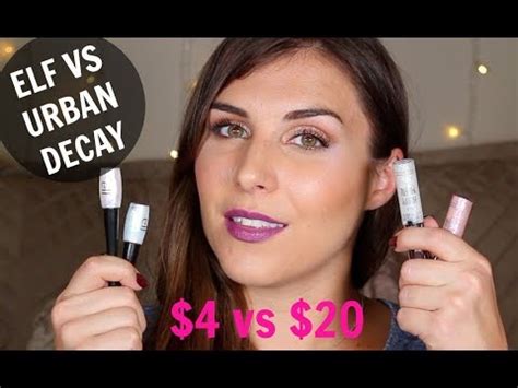 Dupe Or Dud Urban Decay Vs Elf Glitter Liner Bailey B Youtube