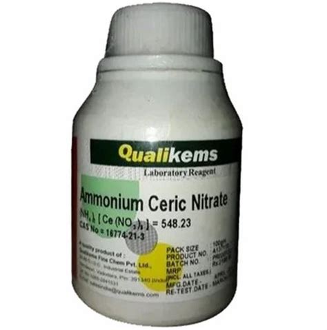 Ammonium Ceric Nitrate At Best Price In Gurugram By Swastika Rasayan Id 27461804388