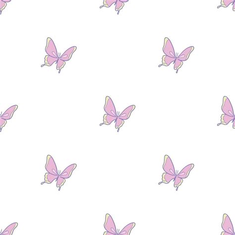 Pink Butterfly Vector Pattern Background 16180151 Vector Art At Vecteezy