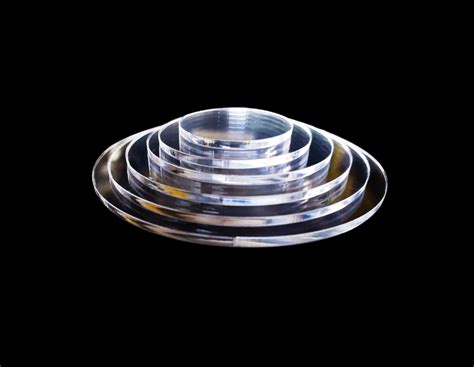 1 8 Inch Thick 12 Inch Diameter Clear Plexiglass Sheets Circle Blanks