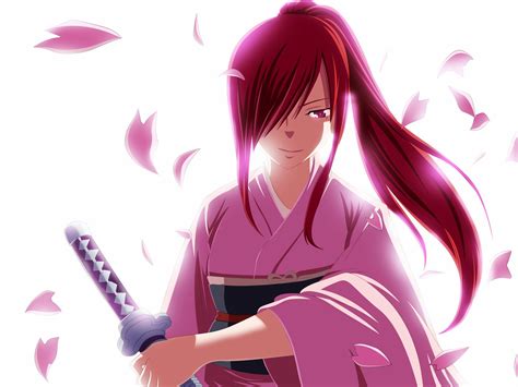Fairy Tail Erza Scarlet Wallpaper WallpaperSafari
