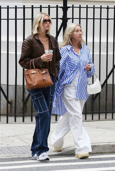 Elsa Hosk Out With Her Mother In New York 09082022 Hawtcelebs