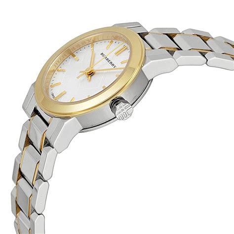 Montre Burberry The City Bu9217 Bracelet Bi Ton Acier Et Or Ache