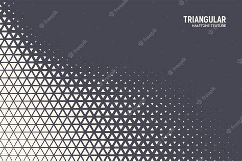 Premium Vector Triangular Halftone Texture Retrowave Vector Geometric