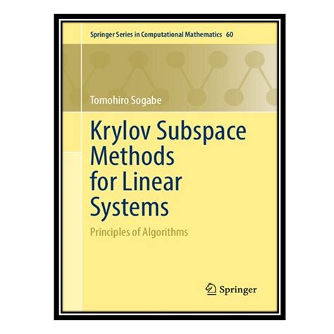 قیمت و خرید کتاب Krylov Subspace Methods For Linear Systems Principles Of Algorithms اثر
