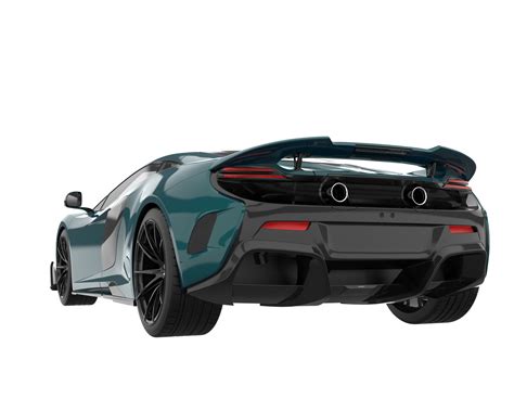 Sport Car Isolated On Transparent Background 3d Rendering