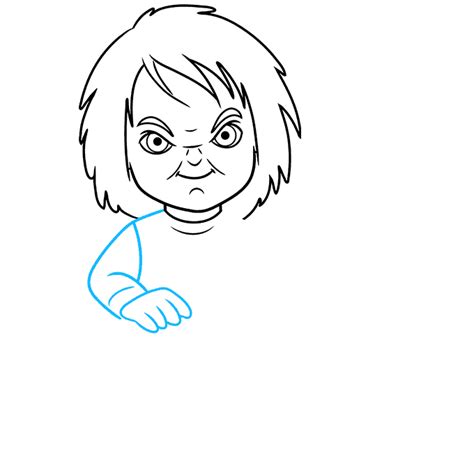 How To Draw Chucky Really Easy Drawing Tutorial