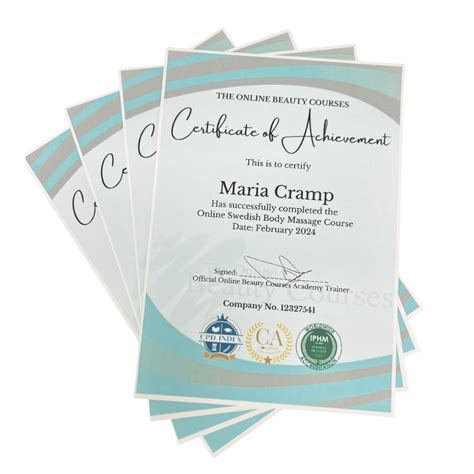 Hard Copy Certificate The Online Beauty Courses Ireland Hard Copy Certificate The Online Beauty Courses Ireland