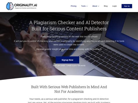 Originalityai Plagiarism And Ai Detection Tool Ai Tools Directory