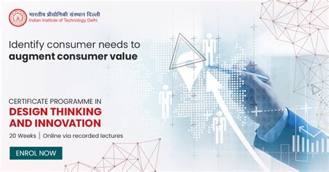 Certificate Programme In Design Thinking And Innovation On Linkedin Iit Delhi Certificate
