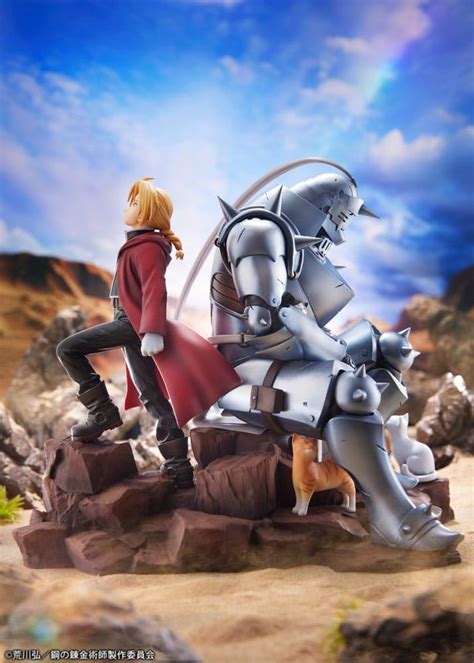 Fullmetal Alchemist Brotherhood Statuette PVC Edward Elric Alphonse