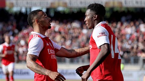 Eddie Nketiah Vs Gabriel Jesus How Do Arsenals Strikers Compare In