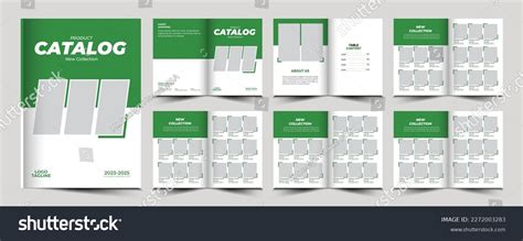 product catalog catalogue template design stock vector royalty free