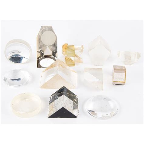 Otto Bergs Collection Of Prisms And Optics